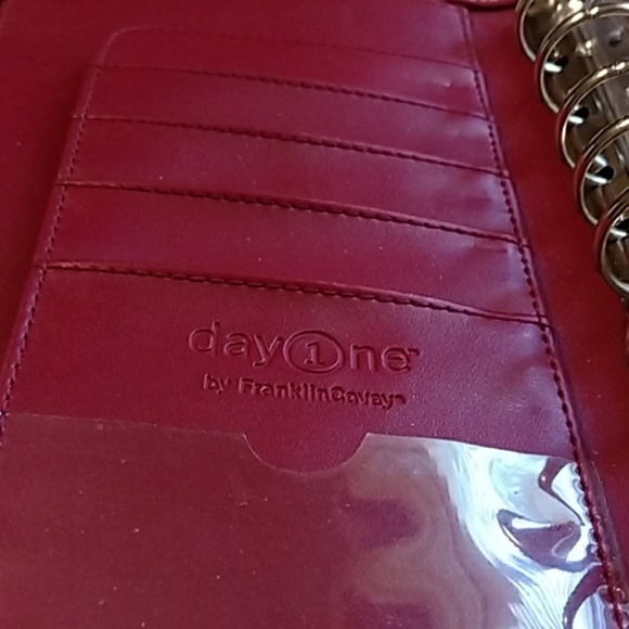 Office | This Is A Maroon Red Day One Planner | Poshmark